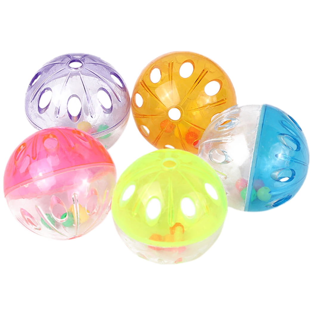 Click here for Nobrand Cat Toy Ball Plastic 5pcs Hollow Interacti... prices