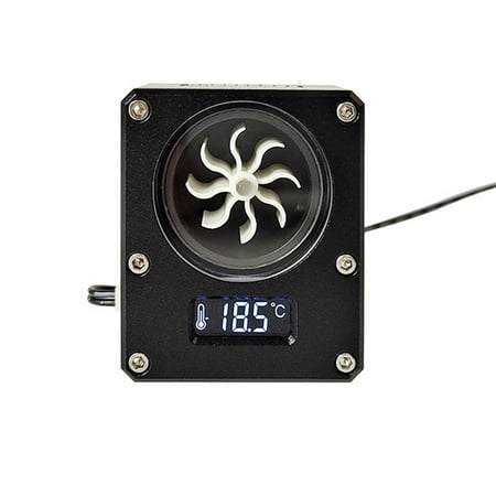 Water Cooling Flow Meter Indicator with Temperature Monitor Cooling VA ...