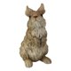 Ebros Faux Driftwood Finish Design Standing Bunny Rabbit Resin Statue 9 ...