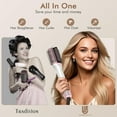2-in-1 High-Speed Hair Dryer & Volumizing Brush, 110,000 RPM Motor ...