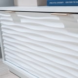 Sauder Morgan Main White Bookcase with Adjustable Shelves, Storage ...