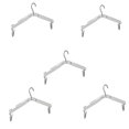Foldable Clothes Hangers With Clips, Portable Travel Design, Set of 5 ...