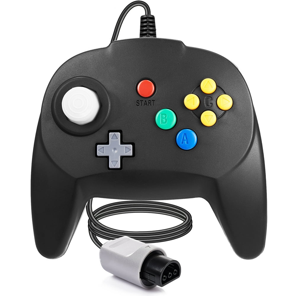 LUXMO Classic N64 Controller Retro Wired Mini N64 Controller Gamepad ...