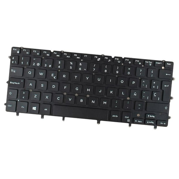 Spanish Laptop Keyboard Layout with Backlight for XPS 9343 9350 9360 ...