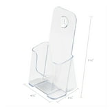 Deflecto, Single Compartment DocuHolder, 1 Each, Clear - Walmart.com