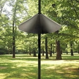 Willstar 16-inch Wrap Around Squirrel Baffle, Black PVC, Protects Bird ...