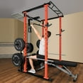 RitFit 1000LB Capacity Power Cage Rack with Pulley, Lat Pull Down ...