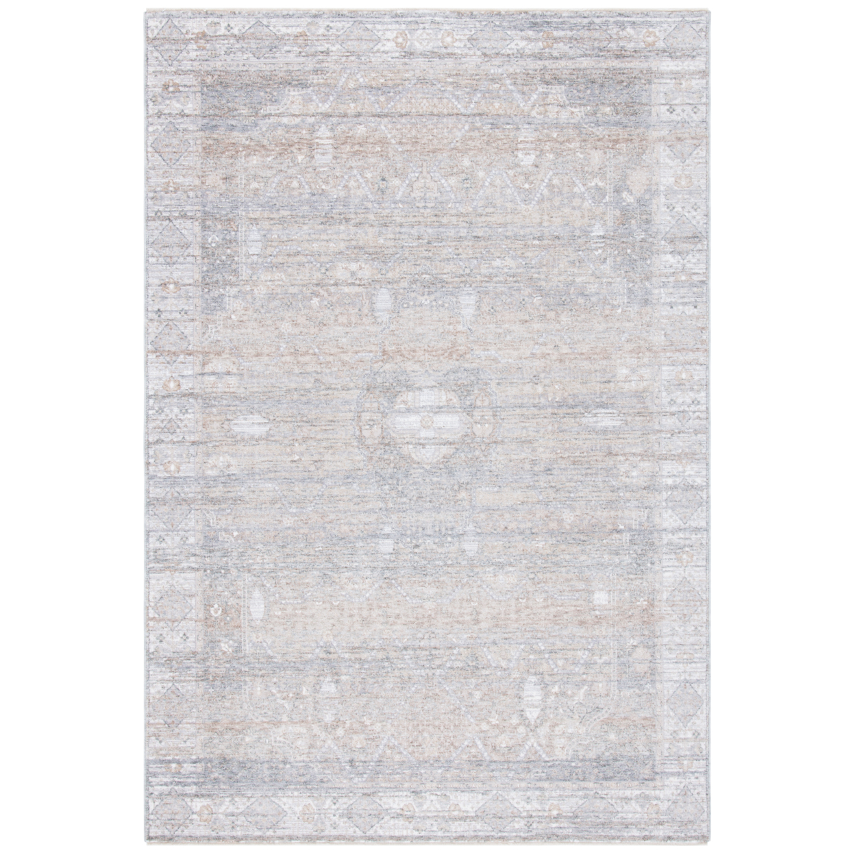 SAFAVIEH Pacific Collection PFC865F Dark Grey / Beige Rug - Walmart.com
