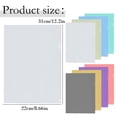 A4 Document Pocket Folder with Business Card Slot, 1PC Plastic File ...