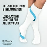 Skineez Hydrating Compression Socks 10-20mmHg, size S/M, White ...