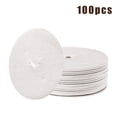 100PCS Coffee Filter Paper, Natural Wood Fiber Filters, Disposable ...