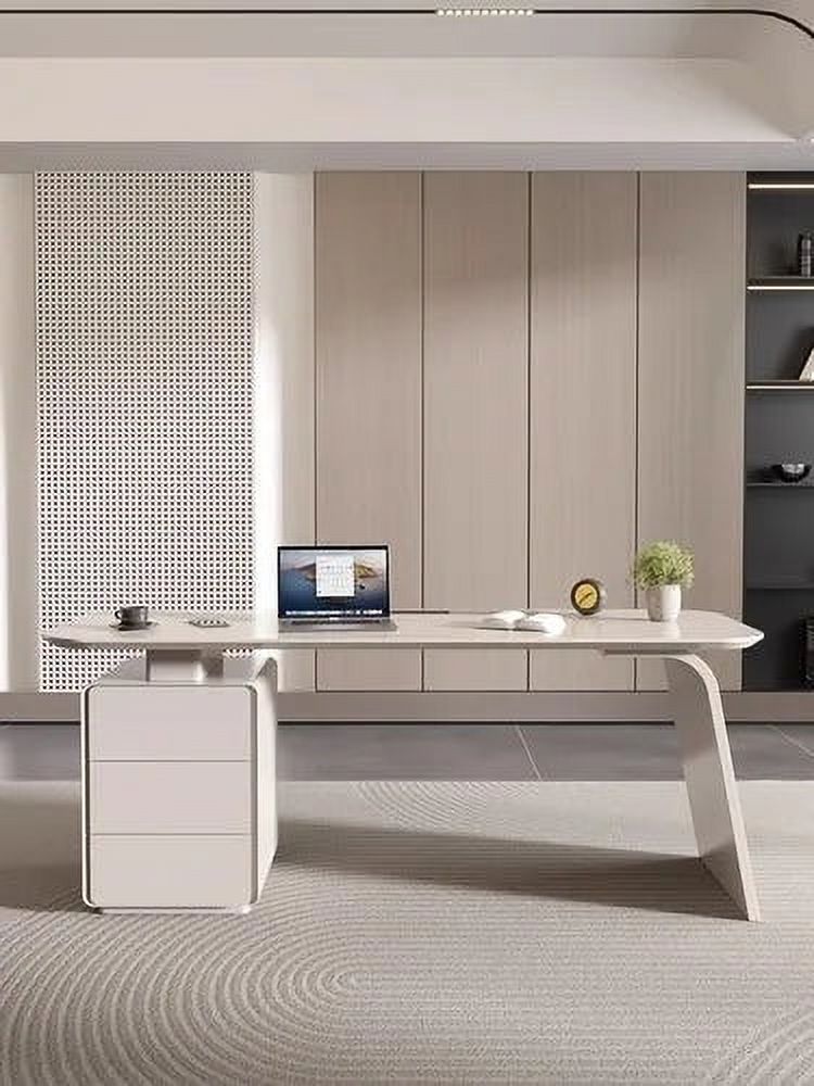 Console Executive Office Desks Mainstays Standing Corner Wooden Writing ...