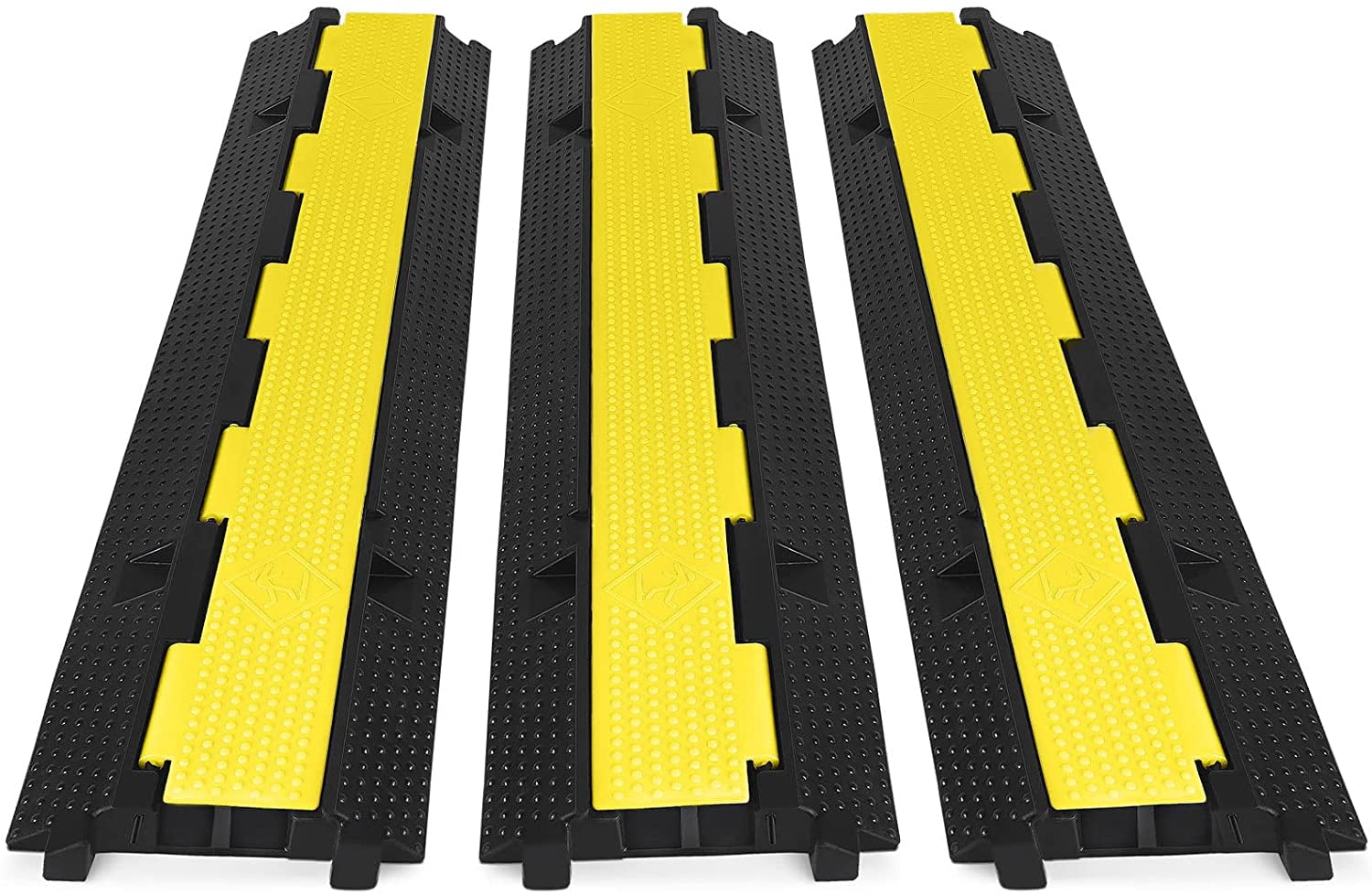 Channel Hose Protector Ramp,3 Pack Cable Protector Ramp for Cords Heavy ...