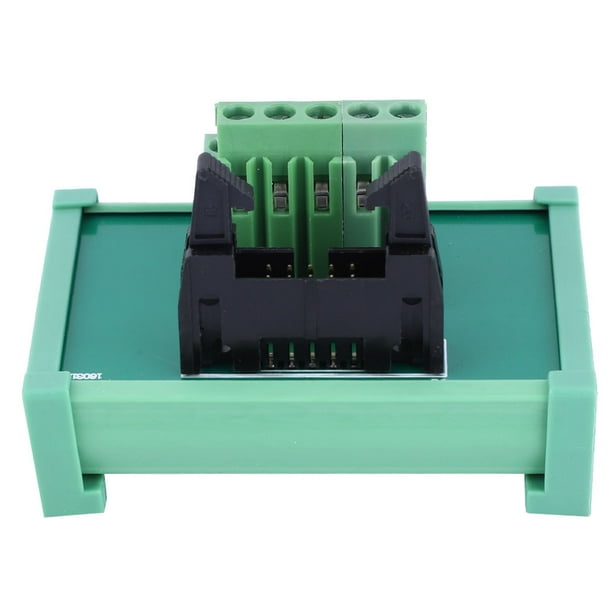 Breakout IDC-10P PLC Breakout Board Terminal Block Adapter Moard PLC ...