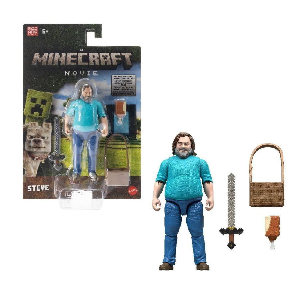 Figura de Acción MATTEL Minecraft Steve de 4 pulgadas | Walmart en línea