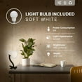 Xtricity Clip on Desk Lamp with 6W A19 LED Bulb Included, 120 Volt, 10. ...