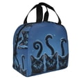 Black Cat Insulated Lunch Bag Lunch Box,Leakproof Small Lunch Tote For ...