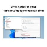 USB Floppy Drive 3.5-inch FDD Reader for PC Windows/XP / 7/8/10/11 ...