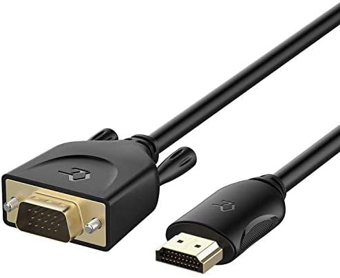 Rankie HDMI to VGA (Male to Male) Cable, Compatible with Computer ...
