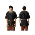 Inevnen Men Medieval Costume Renaissance Templar Knight Vintage Tunic
