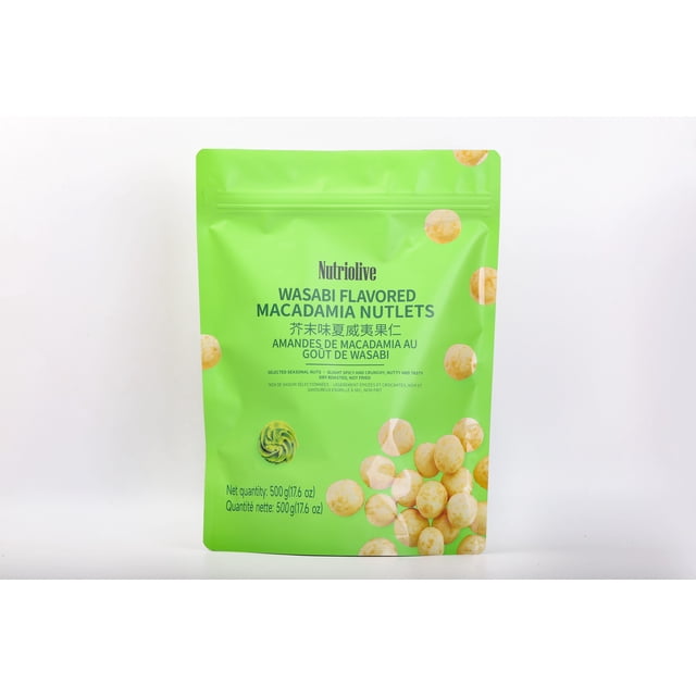 Nutriolive Wasabi Flavored Macadamia Nutlets - Walmart.ca