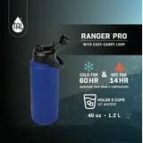 TAL Stainless Steel Ranger Dual Water Bottle 40 fl oz, Blue - Walmart.com