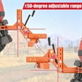ATV/UTV 1-Point Manual Implement Lift System 50-In Heavy Duty Steel ...