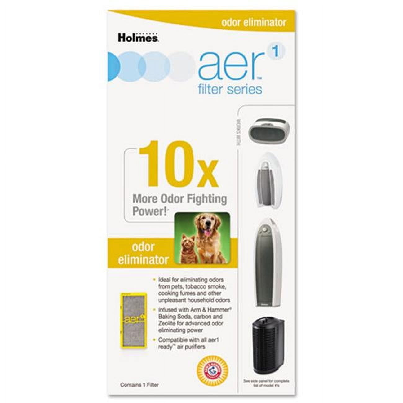 Holmes aer1 HEPA Type Total Air Filter Dust Elimination 2 Pack Compatible with Select Air Purifiers Walmart