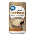 (12 pack) Great Value Oatmeal, Fluffy Instant Hot Cereal Breakfast, 16 ...