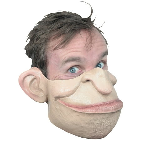 Ghoulish Productions Funny Mouthful Half Latex Mask Adult Halloween ...