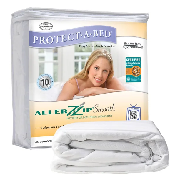 Protect-A-Bed Aller Zip Smooth Mattress or Box Spring Encasement-FULL ...