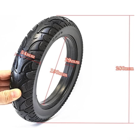 1 X 12 Inch Solid Tyre 12 1/2x2 1/4(57-203) For E-Bike Scooter 12.5x2 ...