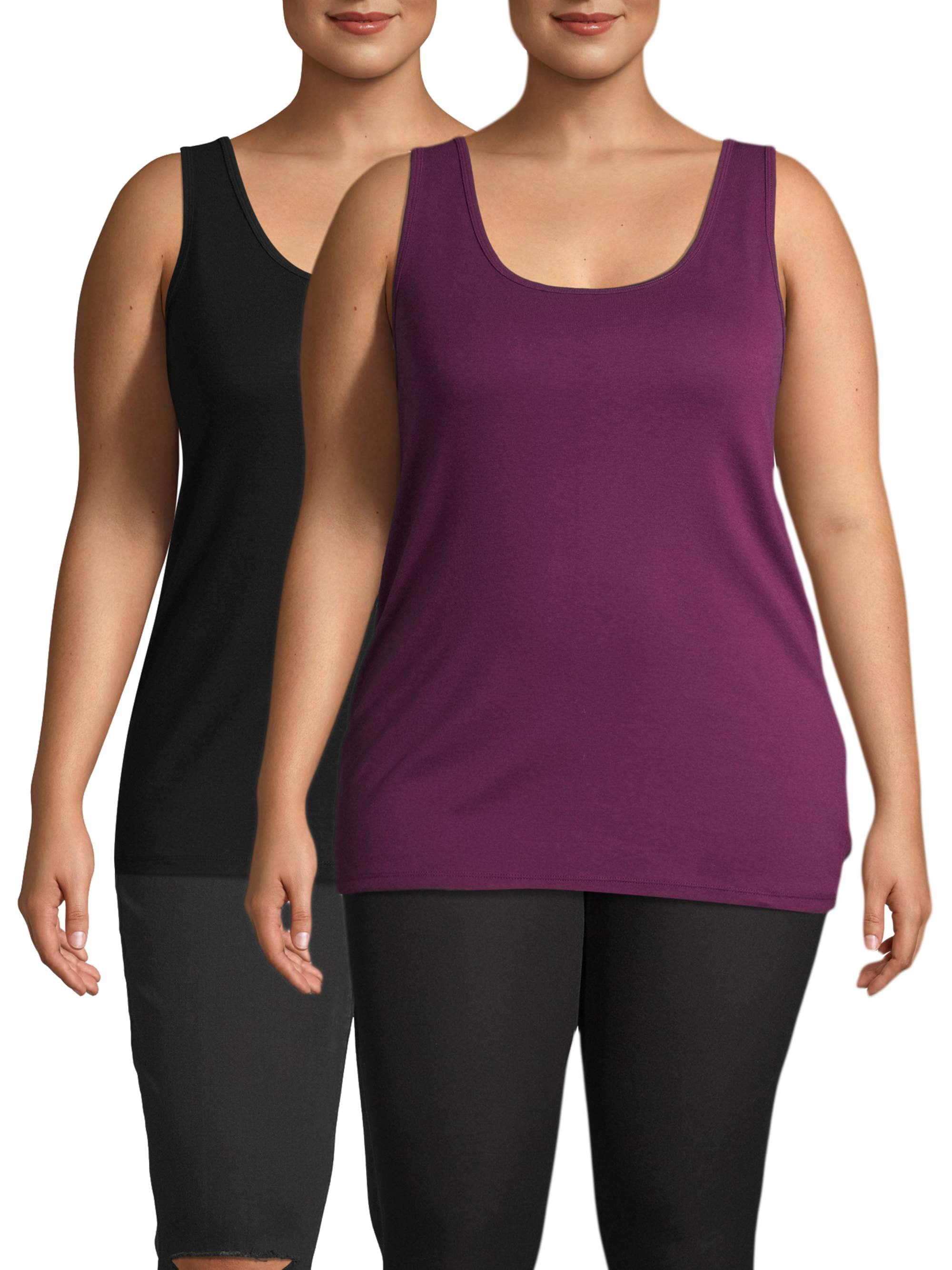 Terra And Sky Terra And Sky Womens Plus Size Everyday Essential Layering