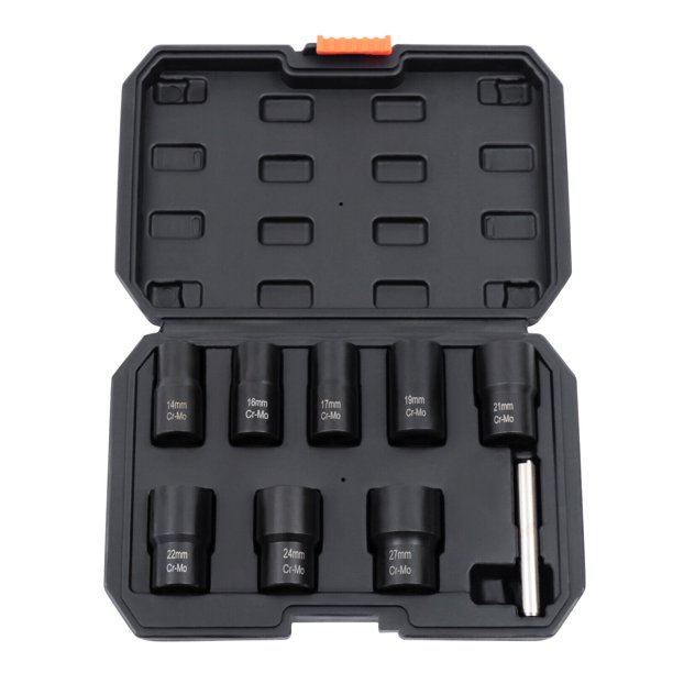 8 Type Diameter Bolt Extractor Nut Remover Kit Stripped Extraction ...