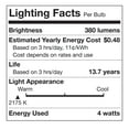 Better Homes & Gardens A19 Vintage LED Amber Light Bulb, 40 Watt Eqv ...