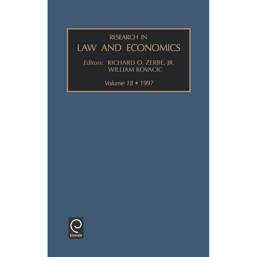 Research in Law and Economics: Research in Law and Economics (Series ...