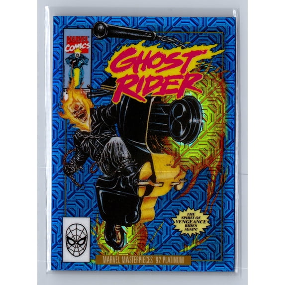 2024 Marvel Masterpieces '92 Platinum Ghost Rider #37-V - Walmart.com
