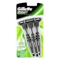 Gillette Mach3 Sensitive Men Disposable Razor 3 Blade with Lubrastrip ...