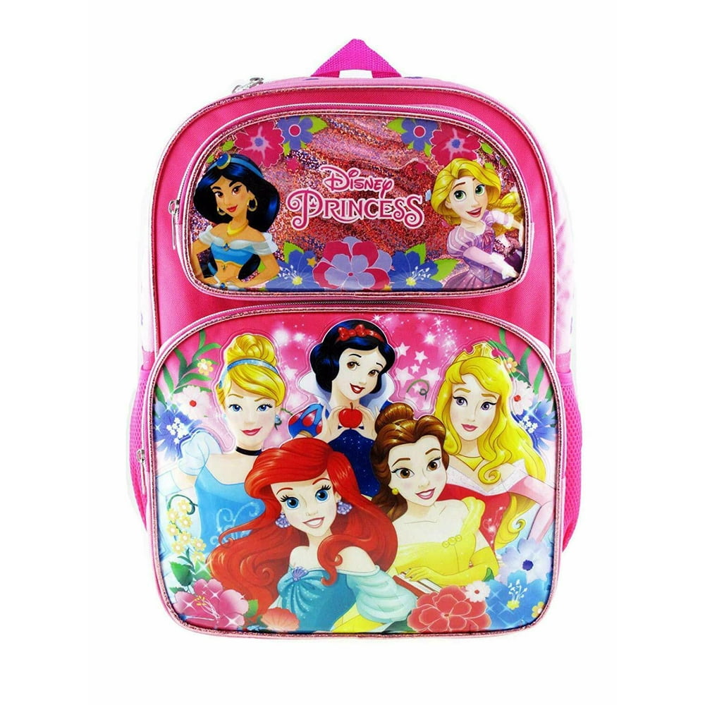 Disney Princess 16" Shinne Pink Color Backpack -Pretty Princess A16832 ...
