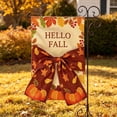 BBilaBu Hello Fall Garden Flag with Bowknot,Double Sided Autumn ...