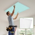 1 Pcs Teal Solid Fluorescent Light Covers Minimalist Tropical Pale ...