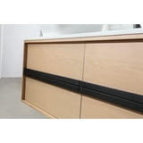 Sintra 72" Whitewash Oak Wall Mount Bathroom Vanity - Walmart.com