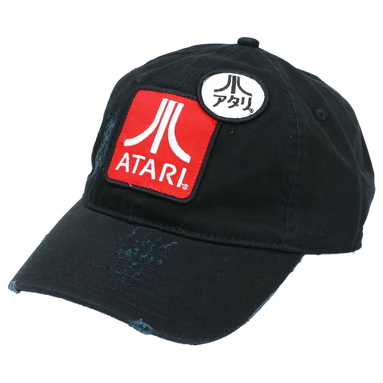 Atari Lo Profile Distressed Heavy-Washed Strapback Dad Hat - Walmart.com