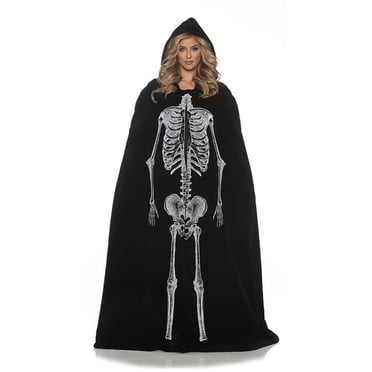Skeleton Cape Adult Halloween Accessory - Walmart.com