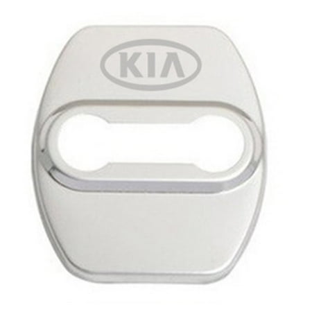 NEW Car Door Lock Cover Stainless Steel Decoration For Kia 14-16 K4/KX3 ...