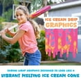 Franklin Sports Sweet Swings Kids Ice Cream Drip Bat & Ball Set ...