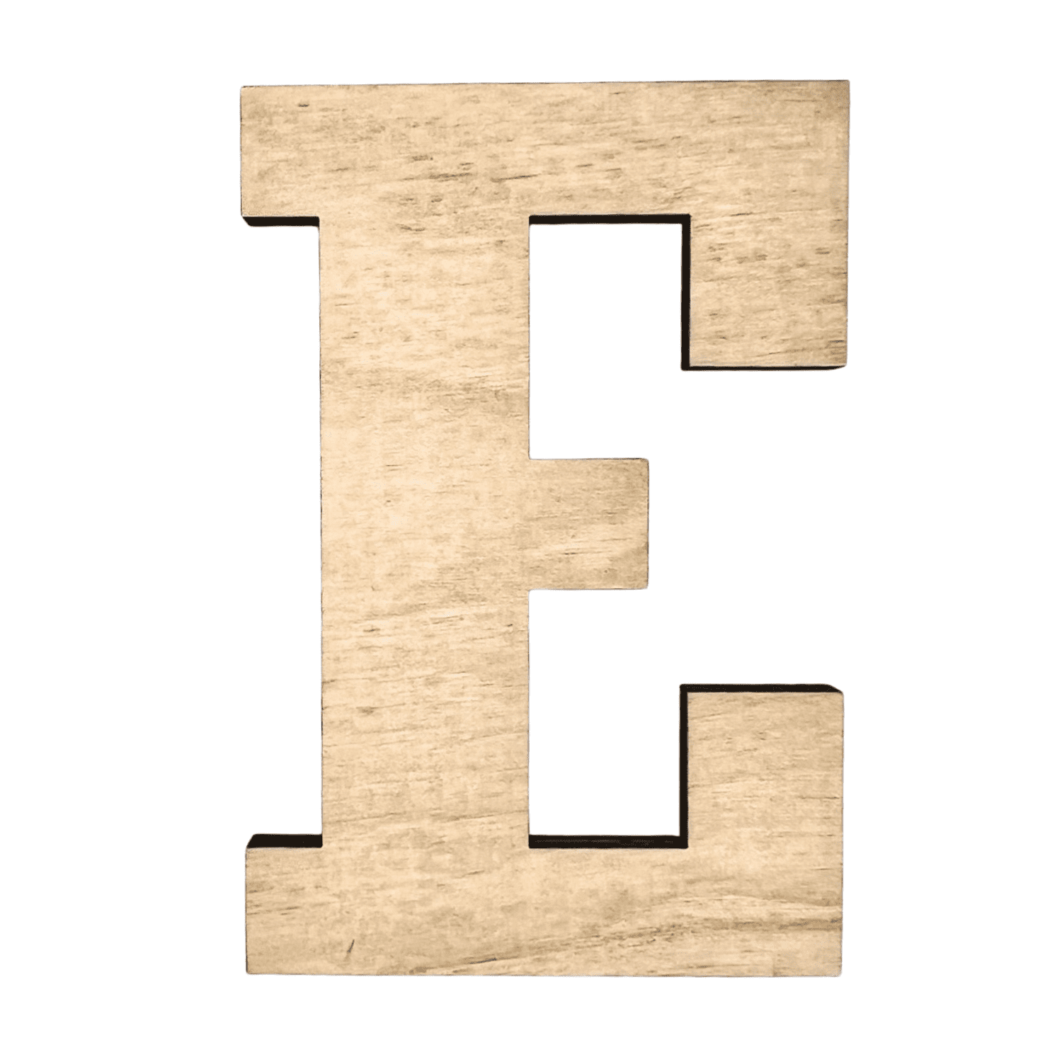 5" Tall Birch Plywood Letter E | 1/4" Thick | Krafty Supply Letters ...