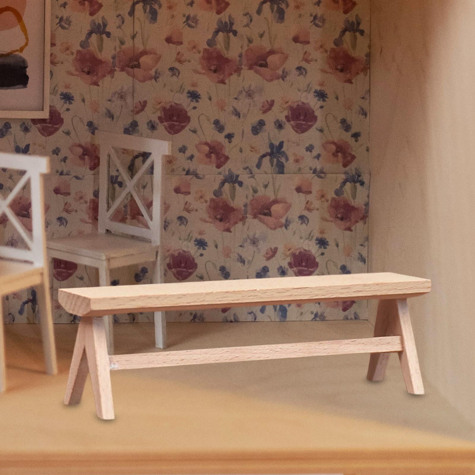 Mini Wooden Chair Dollhouse Furniture ,Pretend Play, Dollhouse ...