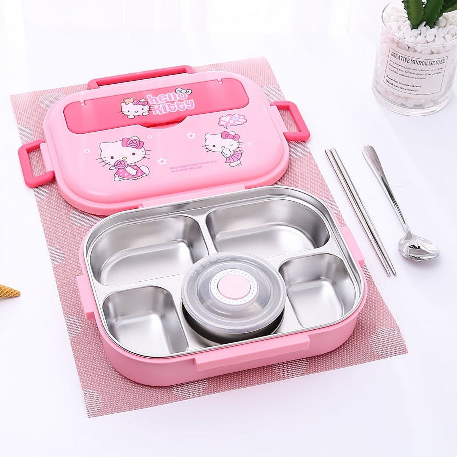 Click here for 1400ml Sanrio Hello Kitty Lunch Box Kawaii Kuromi... prices