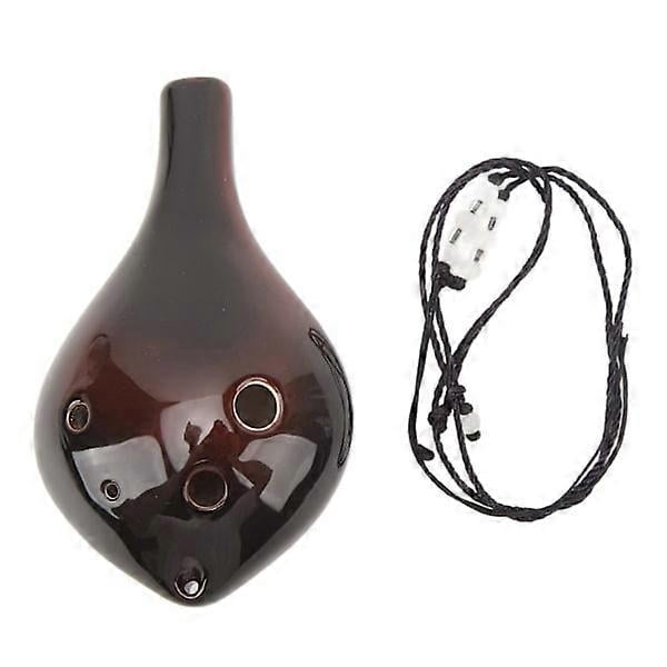 6-hole Alto Tone C Ocarina Flute with String Comfortable Grip | Bodega ...